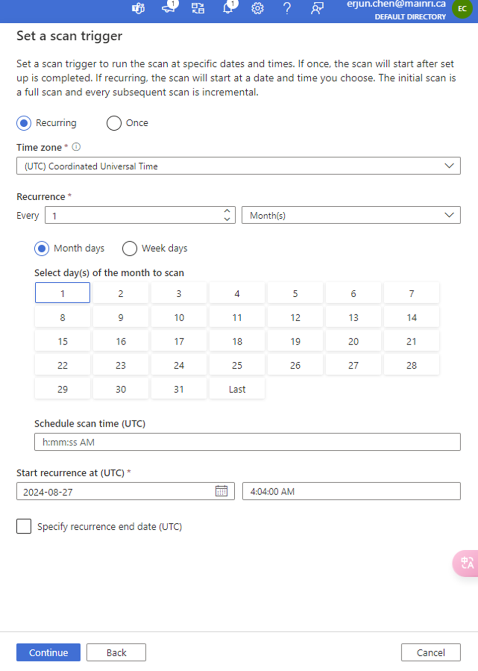Day 5: Registering Azure SQL Database and Scan in Purview – mainri