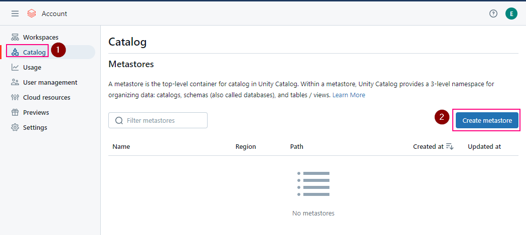 Unity Catalog Create Metastore And Enabling Unity Catalog In Azure