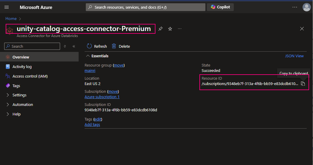 Unity Catalog: Create Storage Credentials and External Locations – mainri