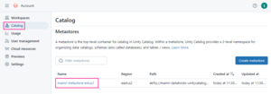 Unity Catalog: Create Metastore and Enabling Unity Catalog in Azure – mainri