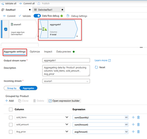 Data Flow: Aggregate Transformation – mainri