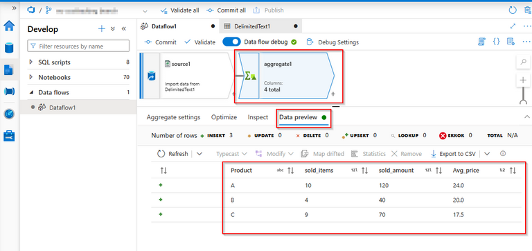 Data Flow: Aggregate Transformation – mainri